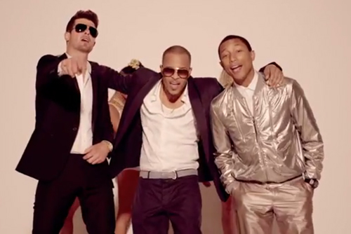 New Video: Robin Thicke ft. T.I. & Pharrell - 'Blurred Lines' (NSFW ...