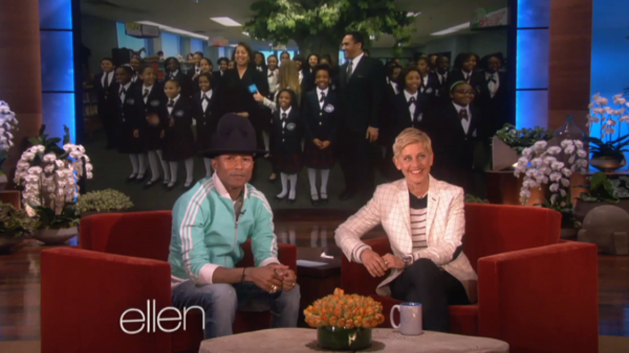 Pharrell Williams Hat Ellen