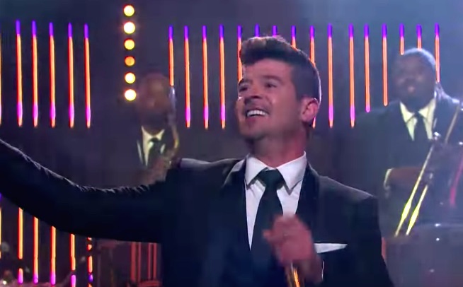 Watch: Robin Thicke Rocks 'Late Late Show' With 'Back Together' - That ...