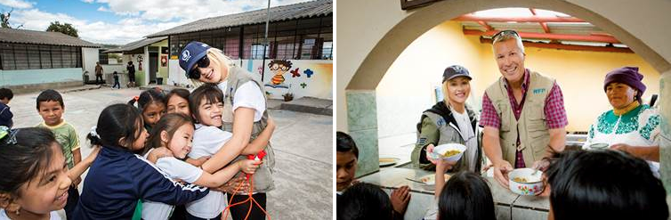 Hot Shots: Christina Aguilera Fights Famine In Ecuador - That Grape Juice