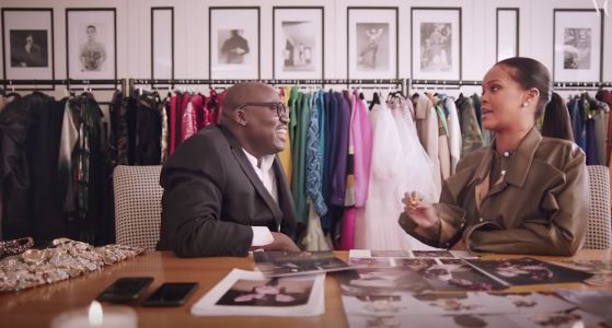 Watch: Rihanna Meets 'Vogue' Boss Edward Enninful - That Grape Juice