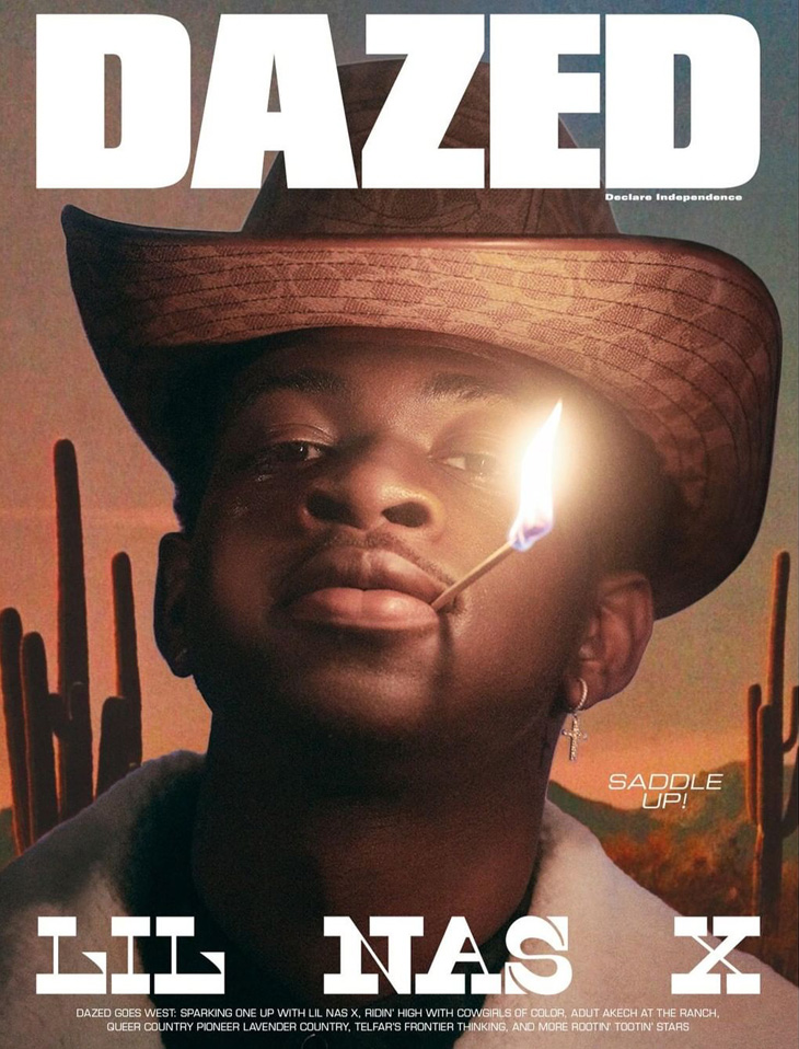 Hot Shots: Lil Nas X Covers 'Dazed' Magazine's Autumn 2019 Issue ...