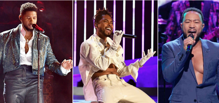 Performances: "Let's Go Crazy: The Grammy Salute To Prince" [Usher ...
