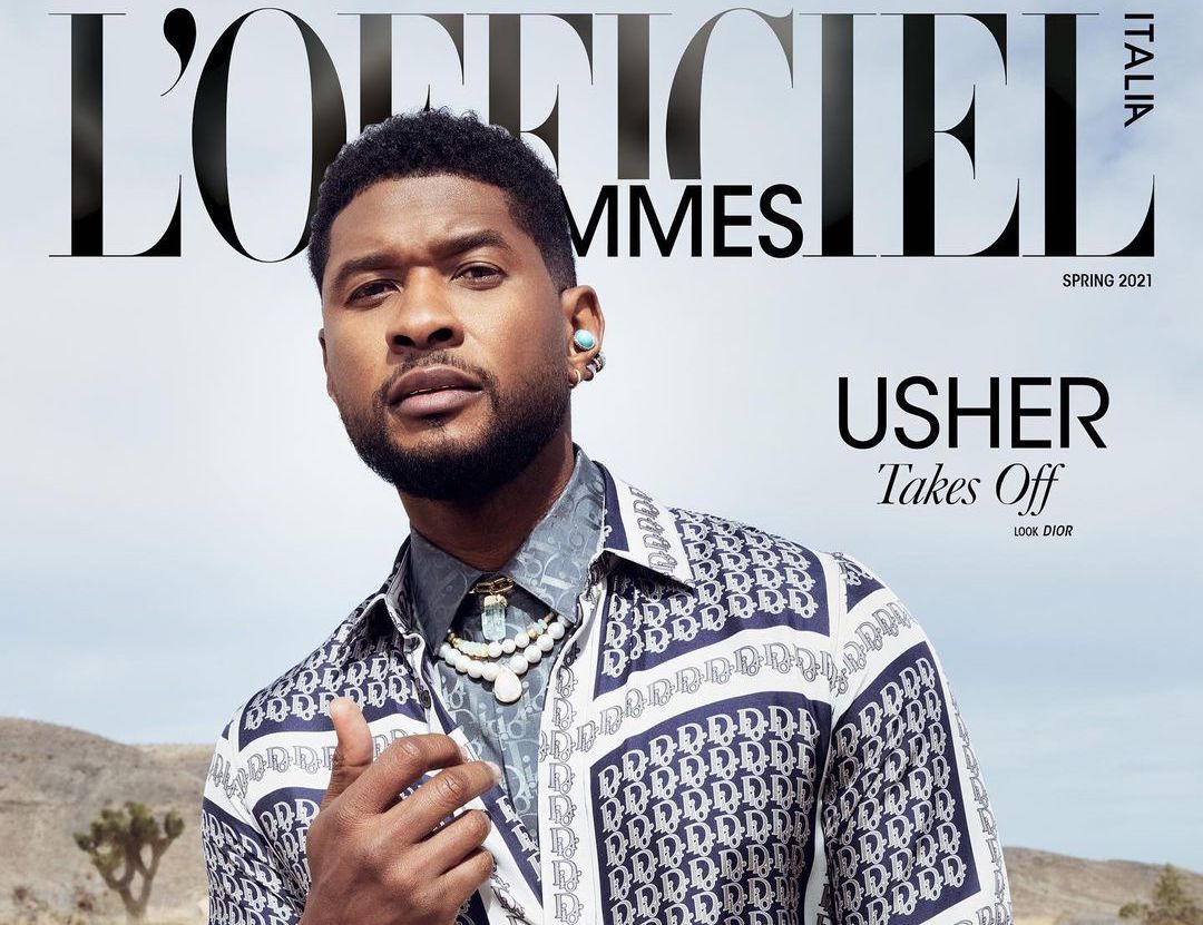 Usher Covers L'Officiel Hommes Ahead Of New Music & More - That Grape Juice
