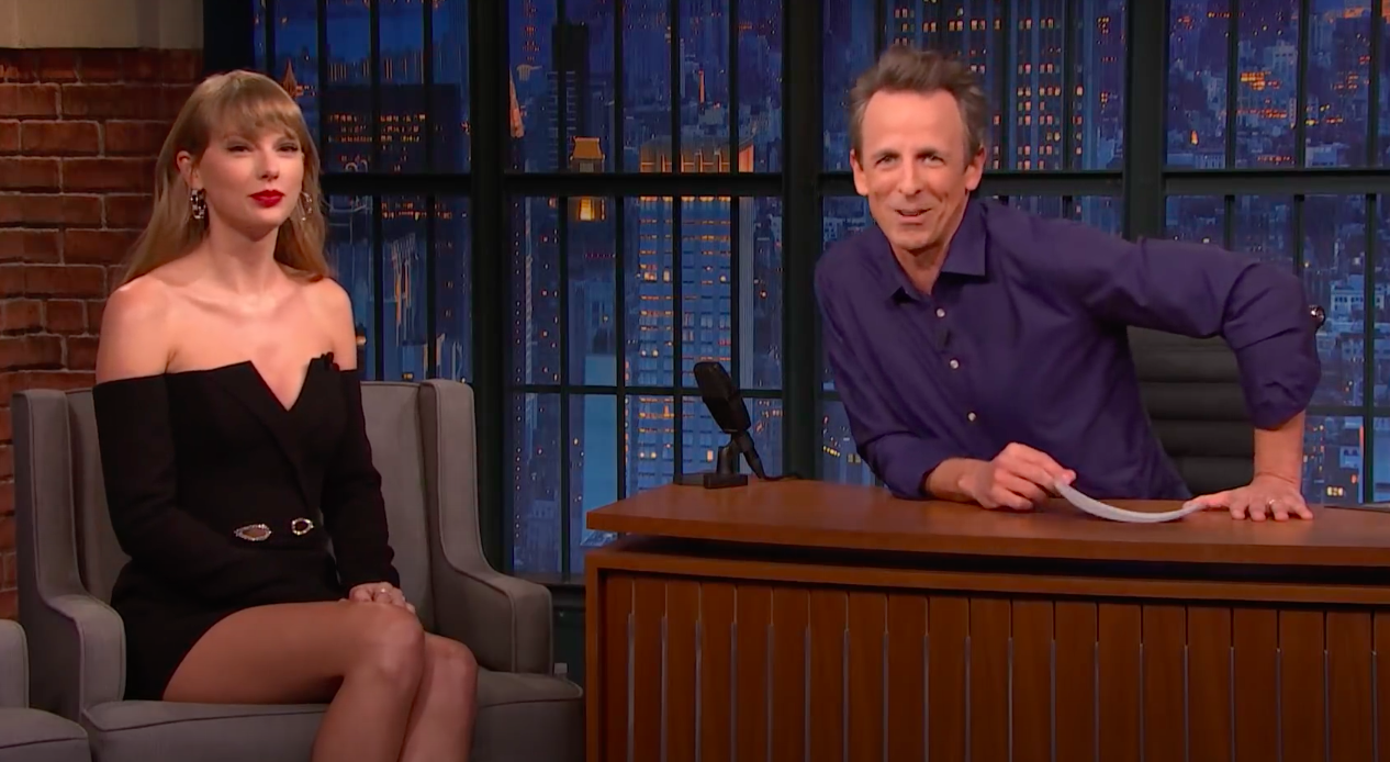 Watch: Taylor Swift Sizzles On 'Late Night With Seth Meyers,' Talks ...
