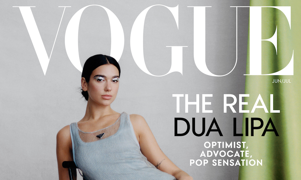 Dua Lipa Covers Vogue / Dishes on New Album - That Grape Juice