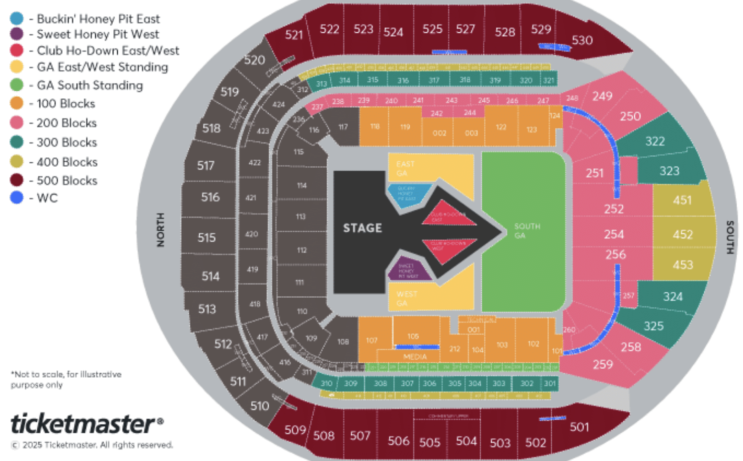 Beyonce's 'Cowboy Carter Tour' | Venue Seating Plan & How to Buy ...