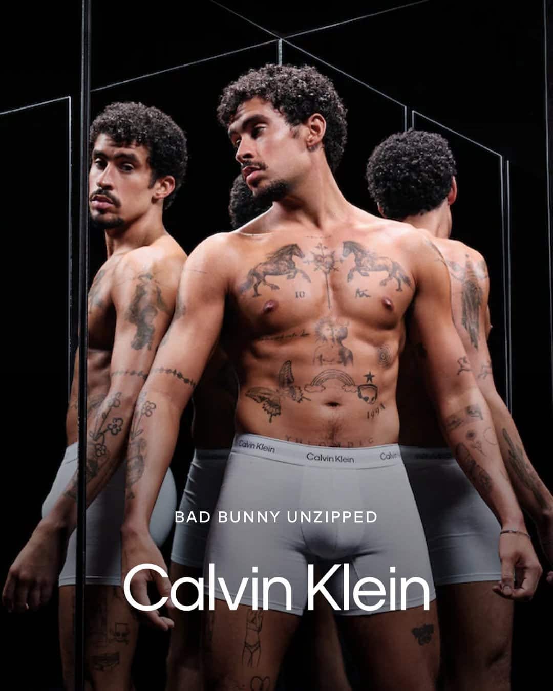 Bad Bunny BLAZES in New Calvin Klein Campaign - That Grape Juice