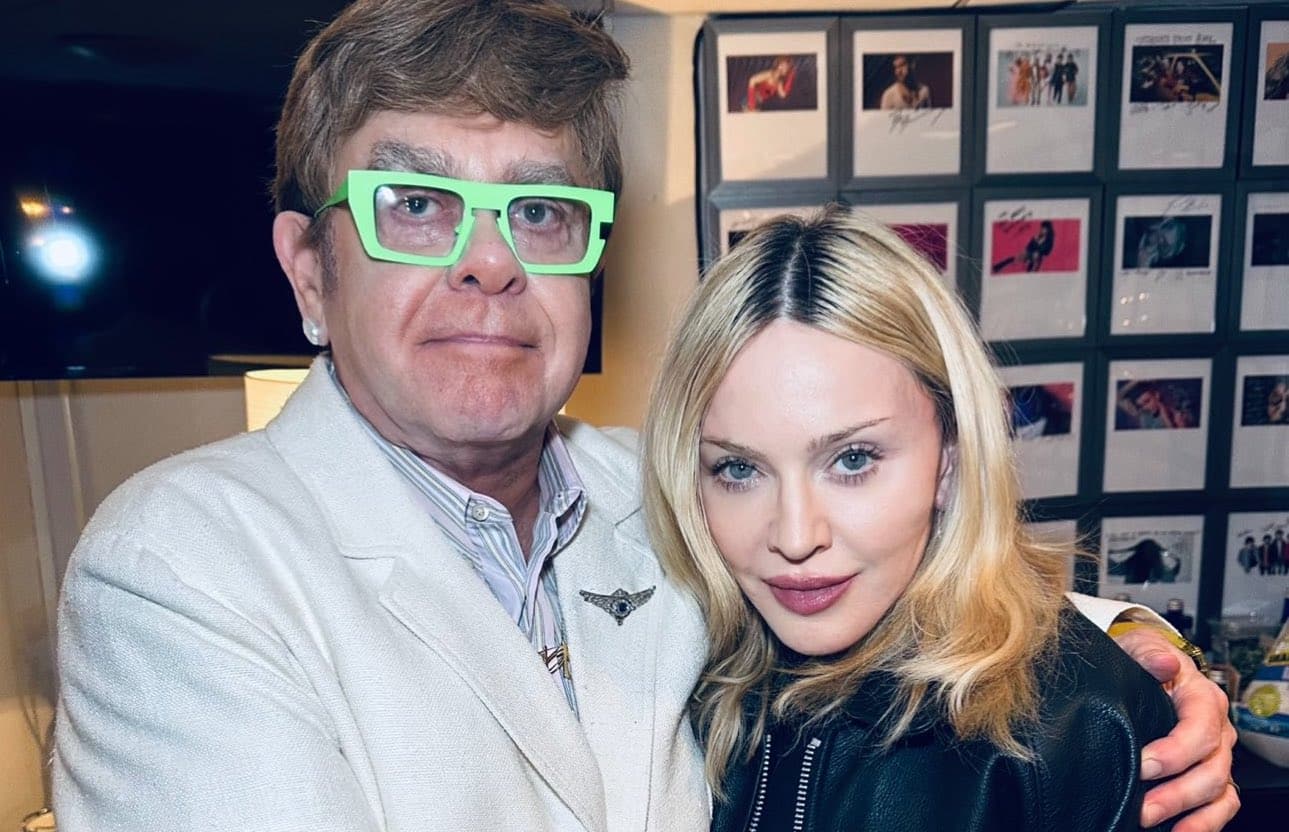 Madonna & Elton John Squash DECADES-Long Beef: "We Finally Buried the Hatchet" - That Grape Juice